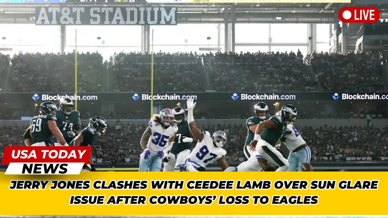 Jerry Jones Clashes with CeeDee Lamb Over Sun Glare Issue After Cowboys ...