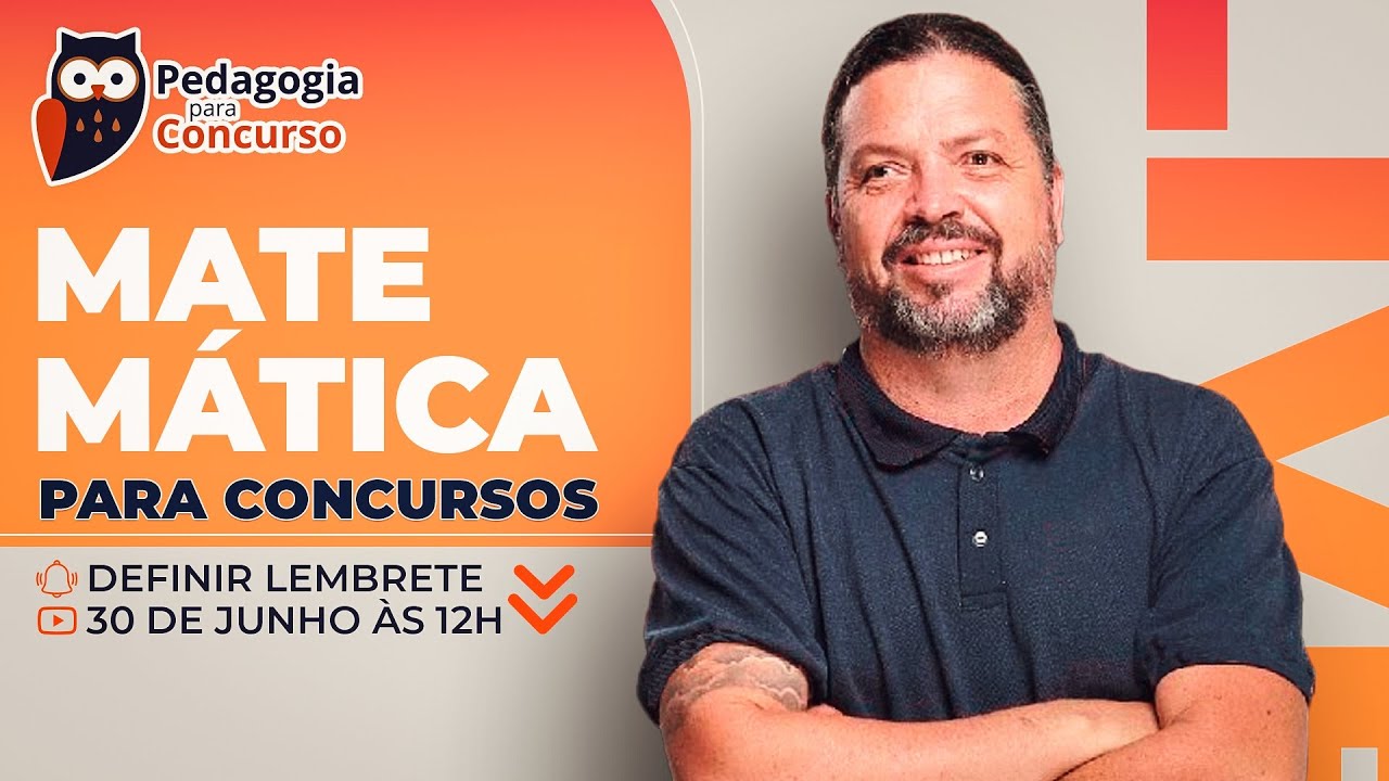 Matemática para concursos com o Prof. Marcelo Leite | Pedagogia para Concurso - YouTube