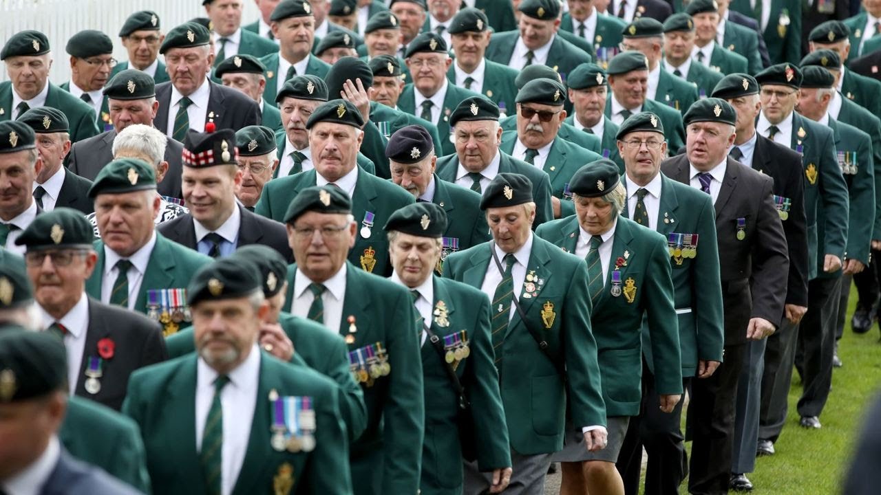 Veterans mark Operation Banner - YouTube