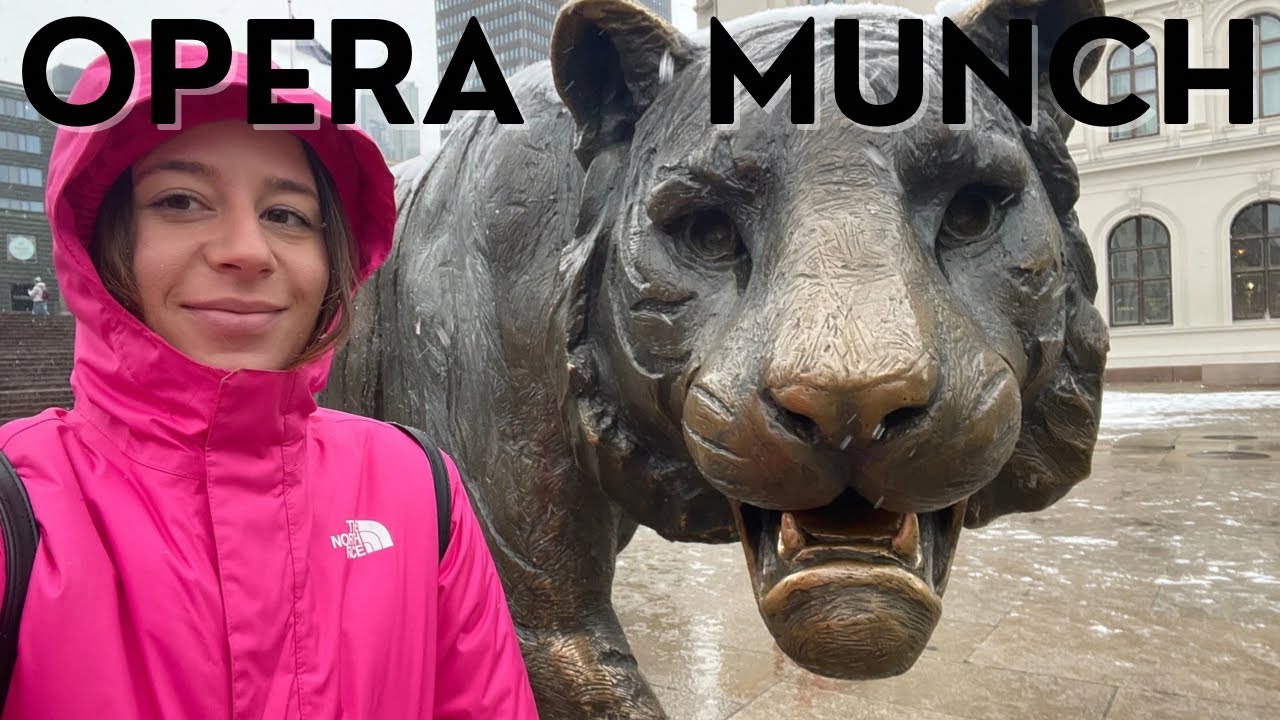 What to see in Oslo? ️ Opera + Munch museum walking tour | Norway woman ...