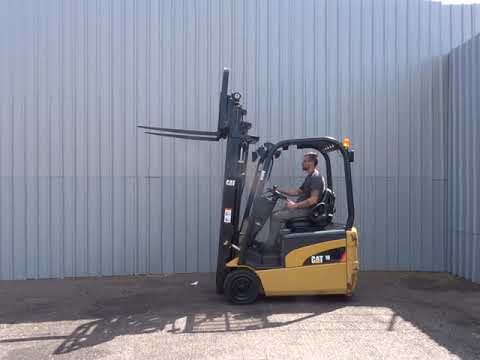 CAT EP16NT ELECTRIC FORKLIFT TRUCK FOR SALE - YouTube