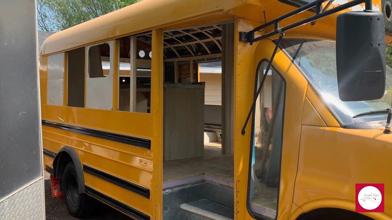 Beginning of Week 3 Bus Build - YouTube
