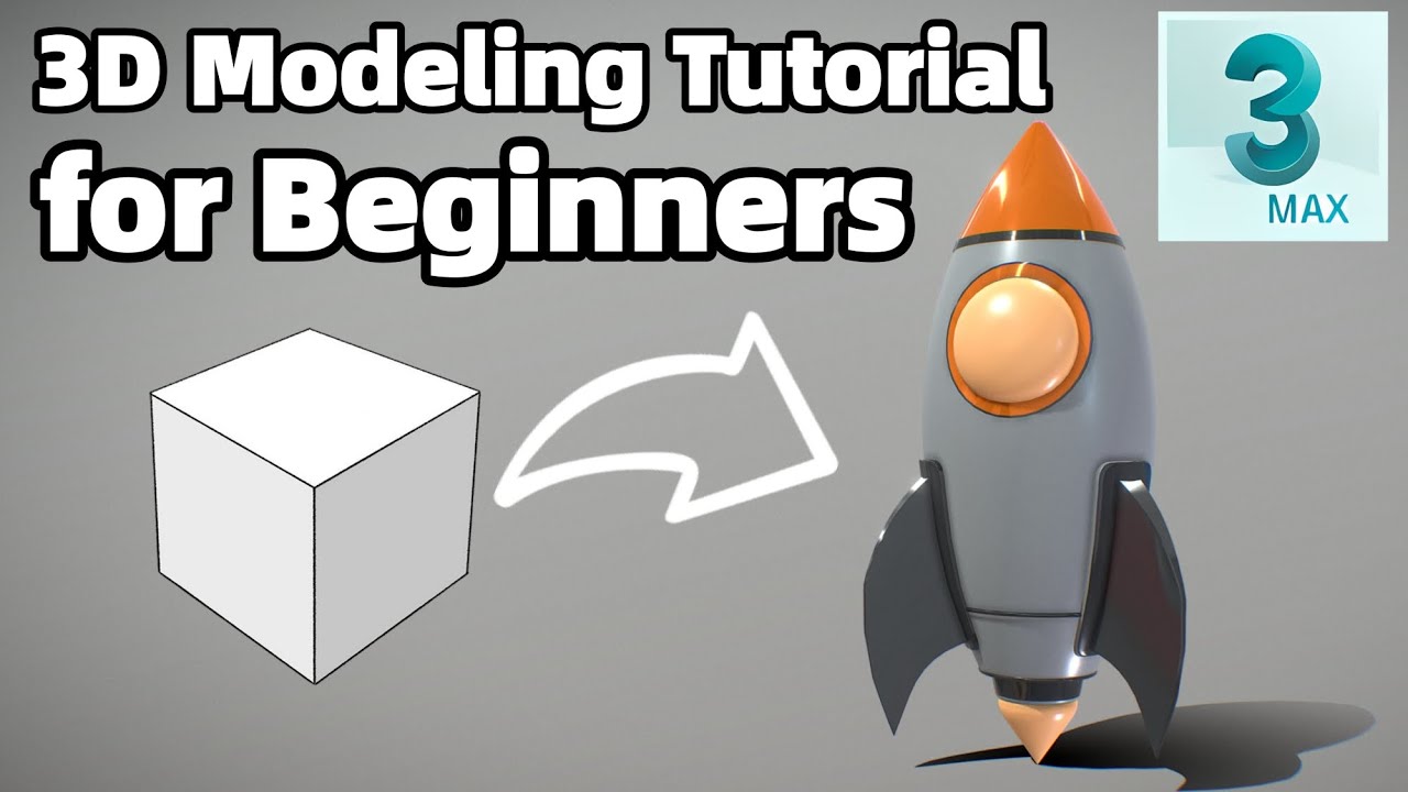 Modeling a Rocket from a Cube in 3ds Max | Beginner 3D Modeling ...