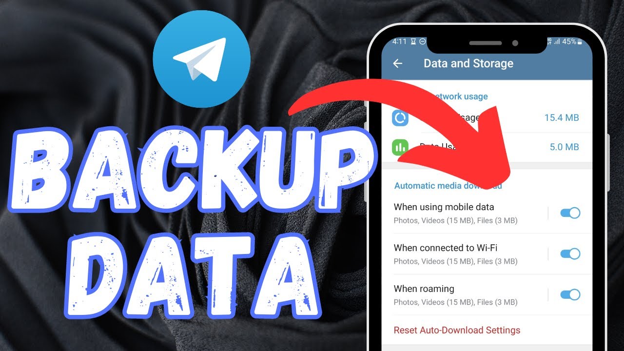 How To Backup Data In Telegram And Transfer Data To Another Device - YouTube