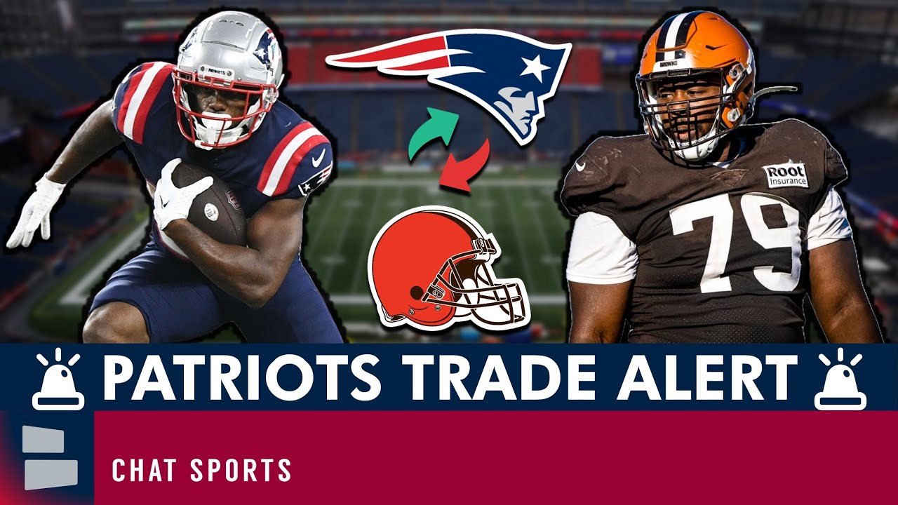 BREAKING: Patriots Trade RB Pierre Strong Jr. To Browns For OT Tyrone ...