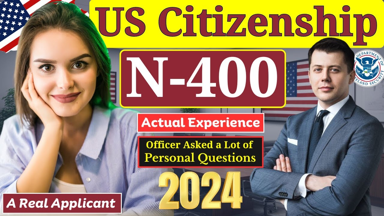 Real Interview of US Citizenship 2024 & Oath Ceremony - N400 ...