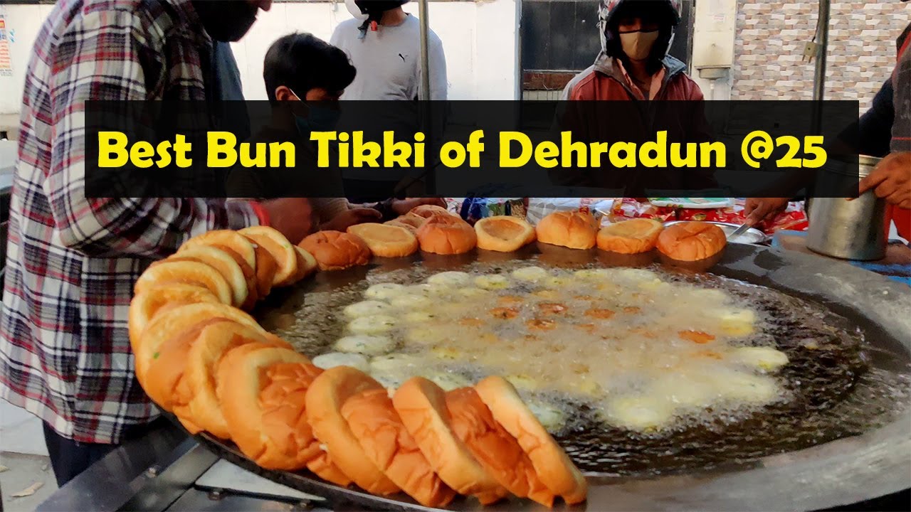 World's Best Bun Tikki in Dehradun | Street Food of Dehradun| Street ...
