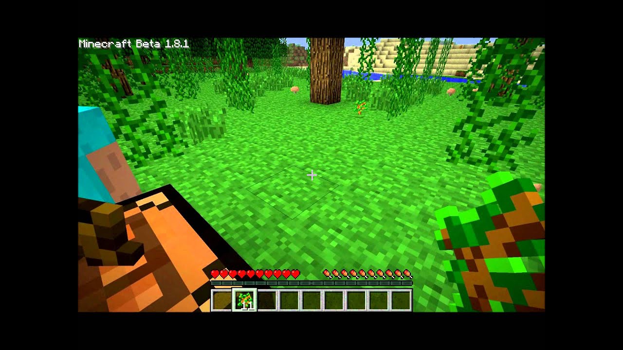 Minecraft-Getting Wood-Part 1 - YouTube