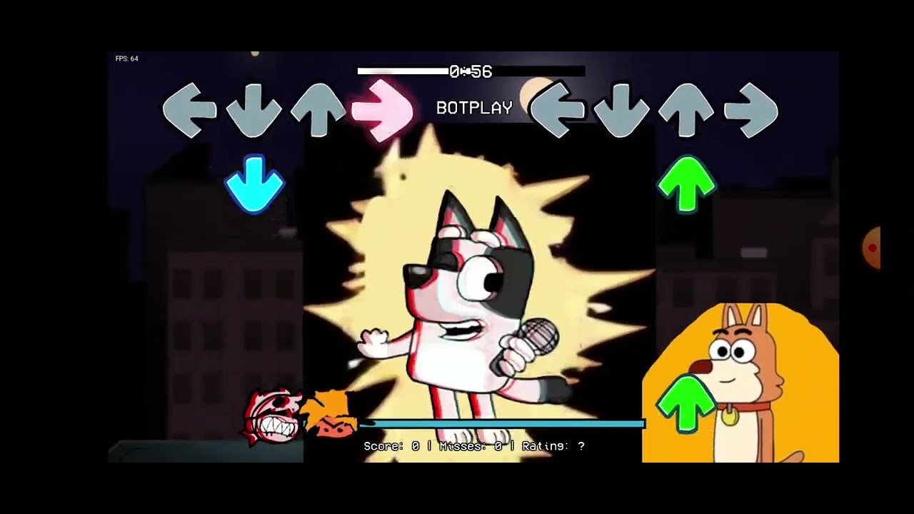 FNF Animal 2.0 but Fleetway Bluey and Dog on Android. - YouTube