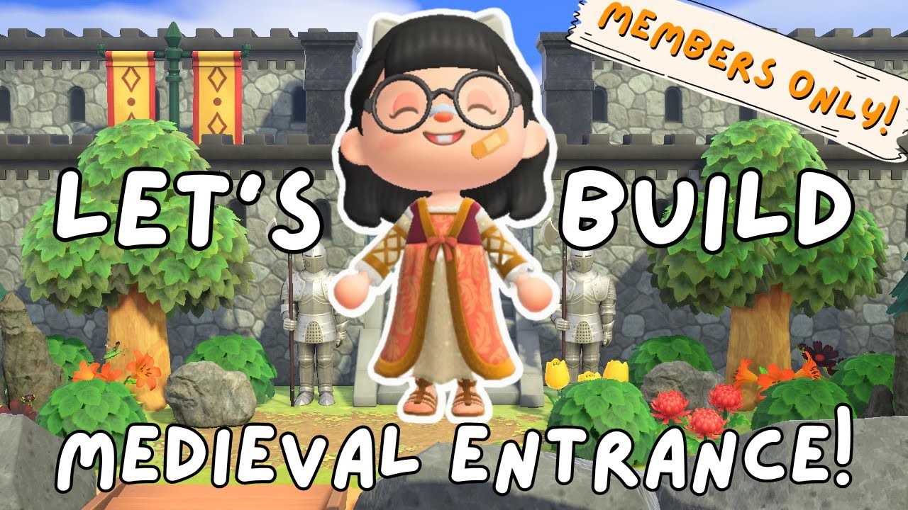 Medieval Entrance Let's Play | Animal Crossing New Horizons - YouTube