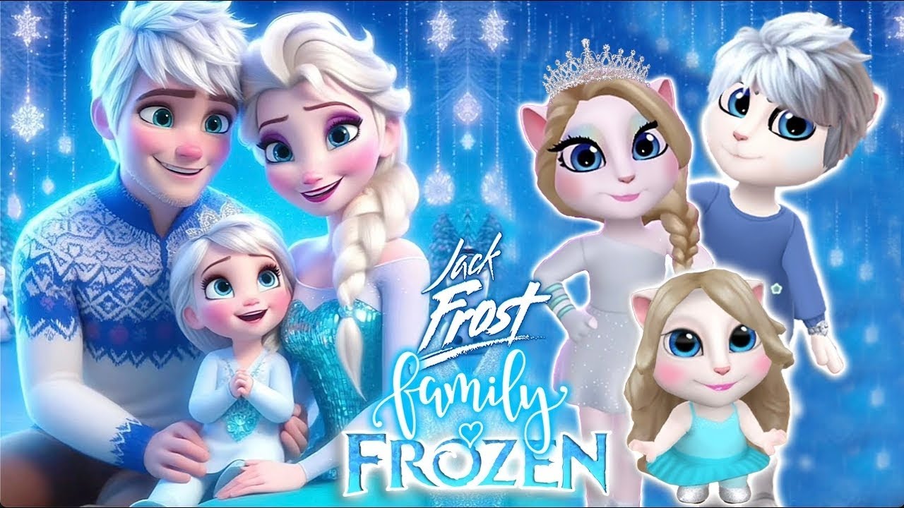 ℹ️ ℹ️ My talking Angela 2 | Frozen | Family Jack Frost And Elsa | cosplay - YouTube