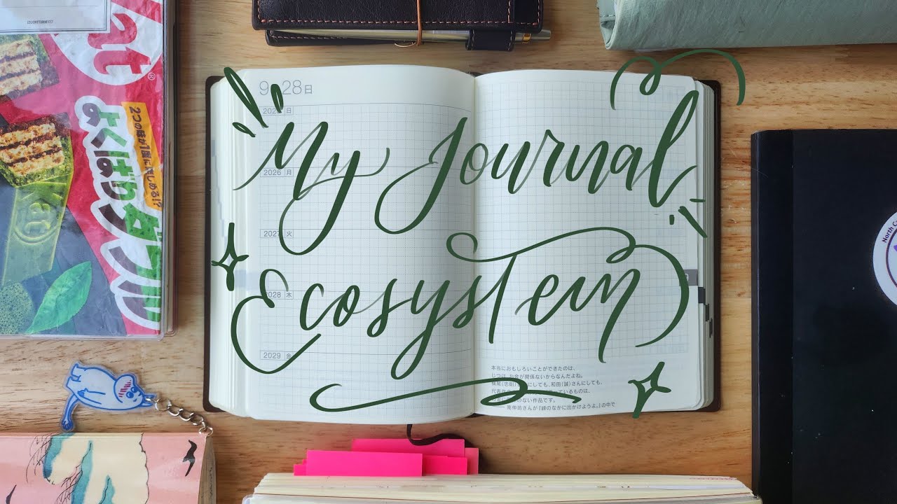 My Journaling Ecosystem (and Giveaway!!) - YouTube