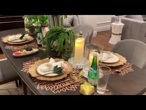 TUTORIAL DECOR MEJA MAKAN. TABLE SETTING DECORATION - YouTube