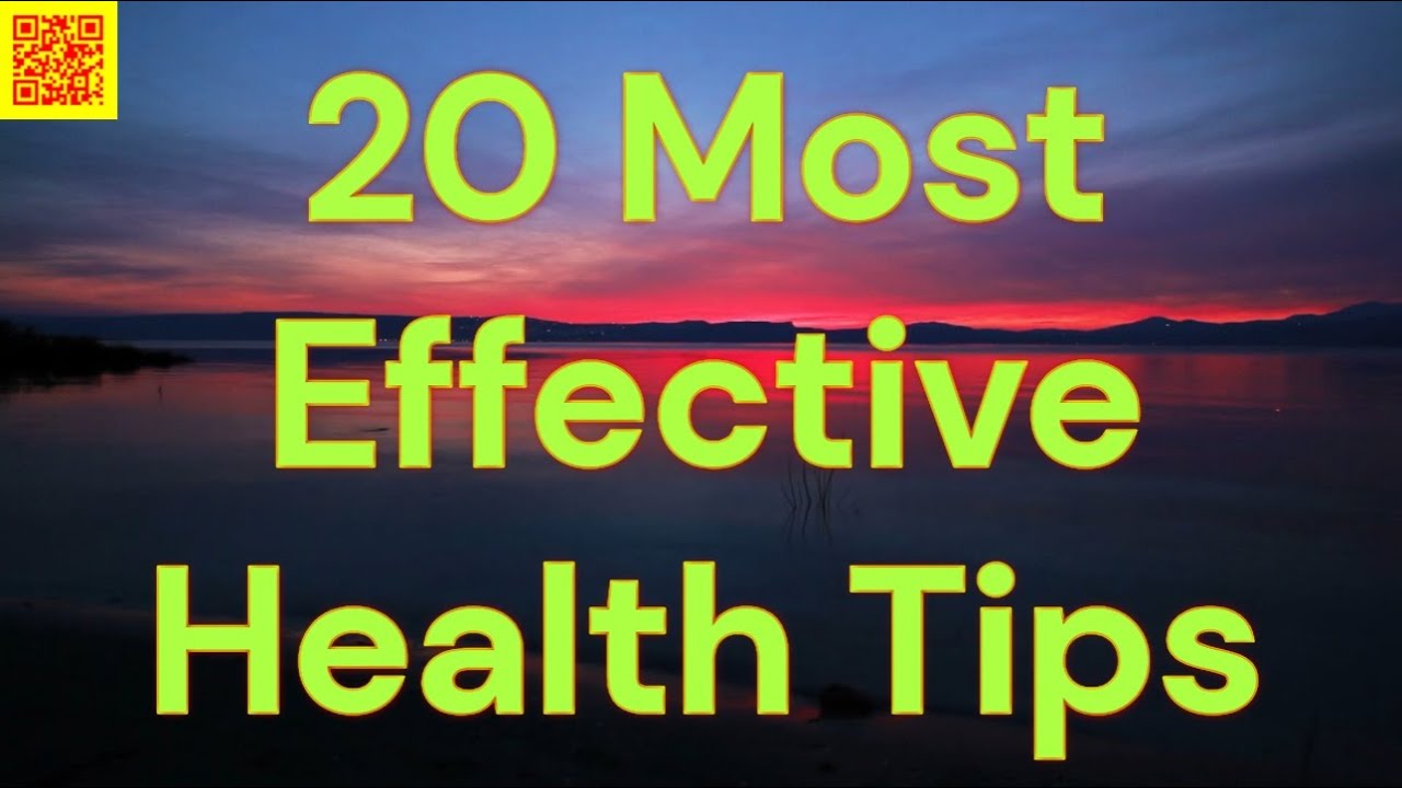 Health Tips for a Better You Welcome! In this guide, we'll cover 20 ...
