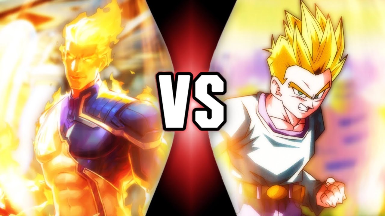 The Human Torch VS Son Goten (Marvel VS Dragon Ball) Death Battle fan ...