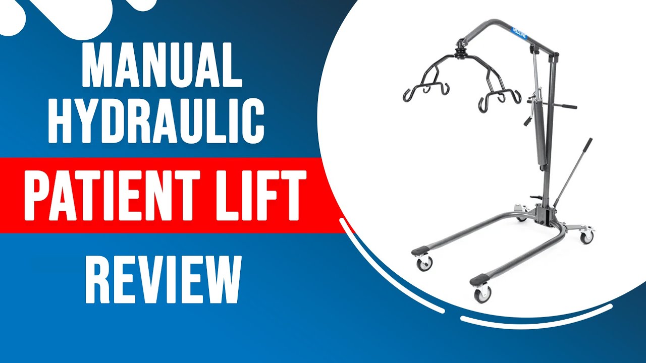 Manual Hydraulic Patient Lift By Medline Review - YouTube
