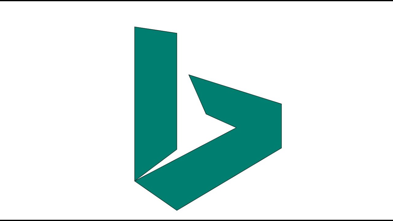 How to draw bing logo using Autocad - YouTube