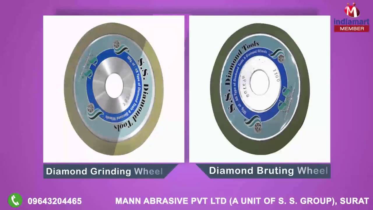 Diamond Grinding and Bruting Wheels by Mann Abrasive Pvt Ltd (A Unit Of ...