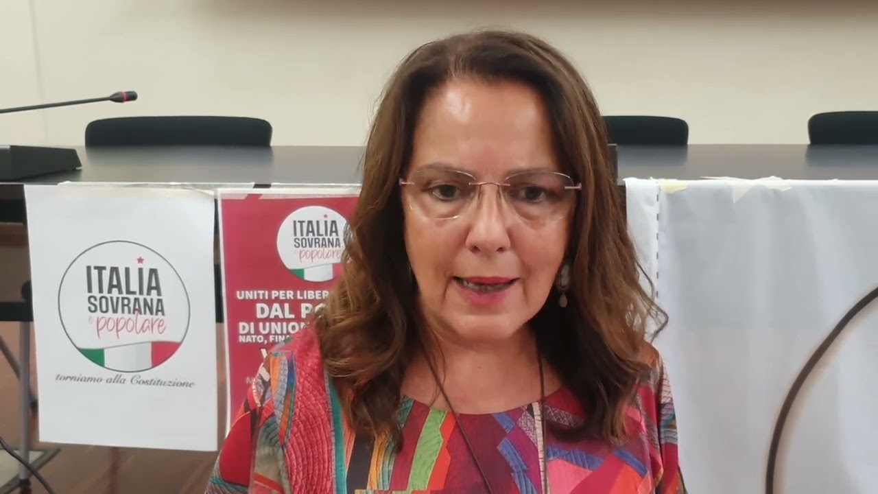 Daniela Mosca e il programma di Italia Sovrana e Popolare - YouTube