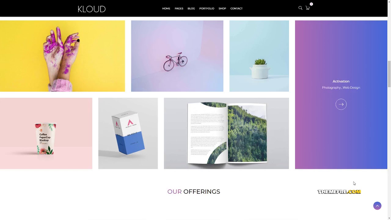 Kloud - Creative Multipurpose WordPress Theme - YouTube