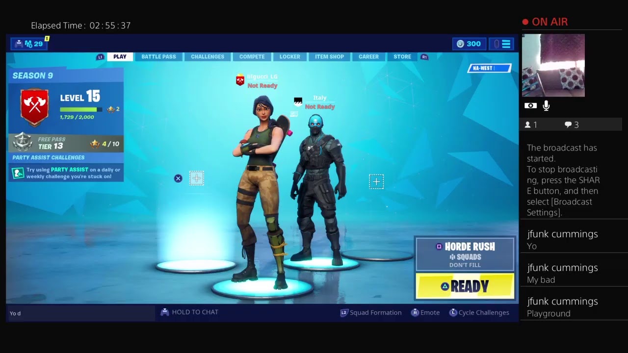 Tiny on fortnite with cousin jerion - YouTube