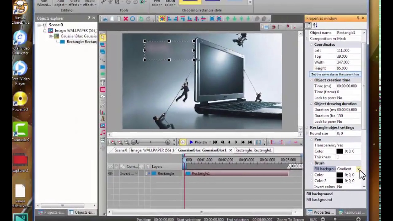 How to blur a logo in your video with VSDC Free Video Editor - YouTube