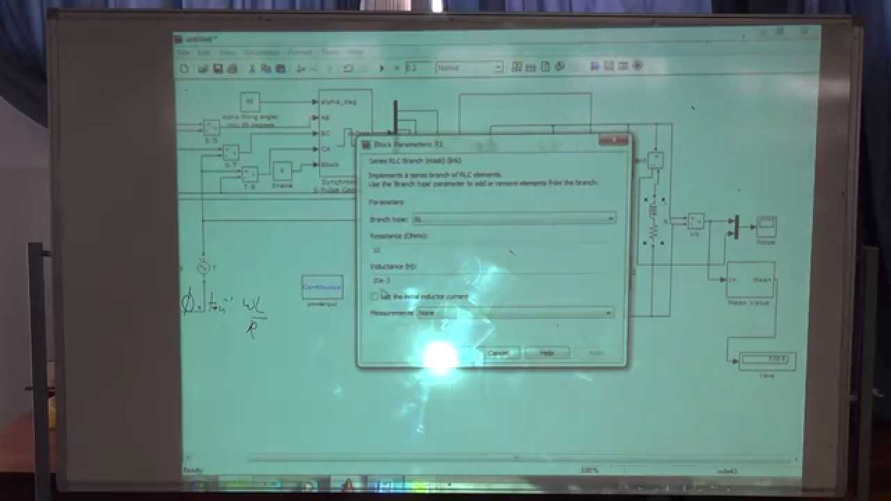 Case Study A: Using SimPowerSystems to build a controlled six pulse rectifier, 9/10/2014 - YouTube