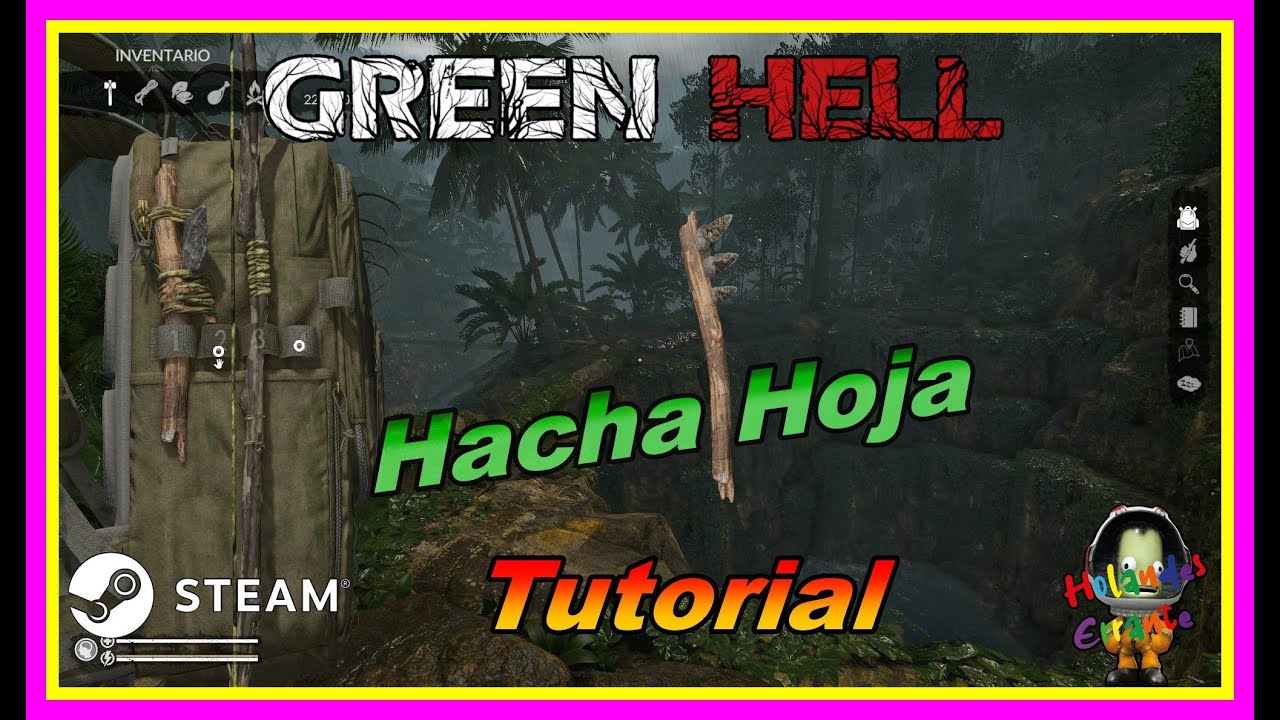 Como hacer el Hacha Hoja en Green Hell 🌴 Tutorial 2023 - YouTube
