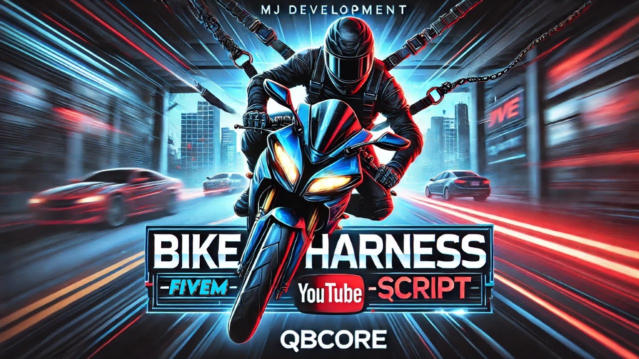 Best FiveM Bike Safety Script? MJ Bike Harness – MJ DEVELOPMENT - YouTube