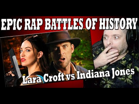 Lara Croft vs Indiana Jones | Epic Rap Battles | First Time Watching | Raiders of the Rap Battle! 🎤