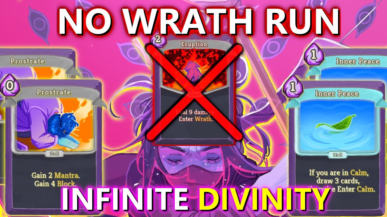 Watcher NO WRATH RUN Challenge on Ascension 20 | Win with Easy Divinity ...