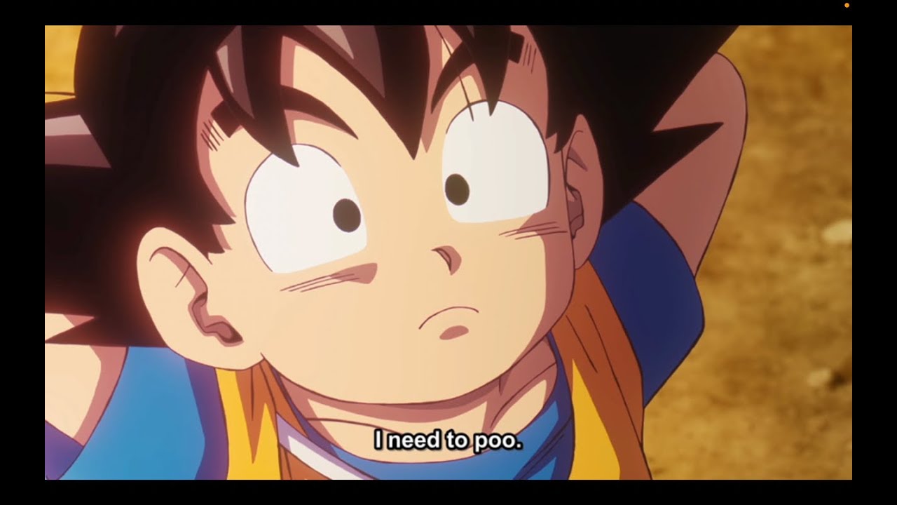 Dragonball Daima: Goku needs to poo - YouTube