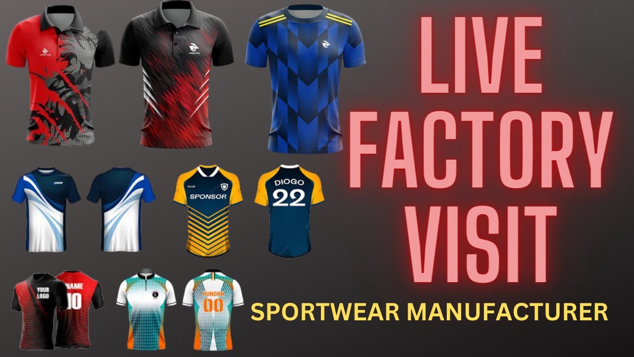 Factory Tour Sublimation sports jersey manufacturer | cricket kabaddi ...