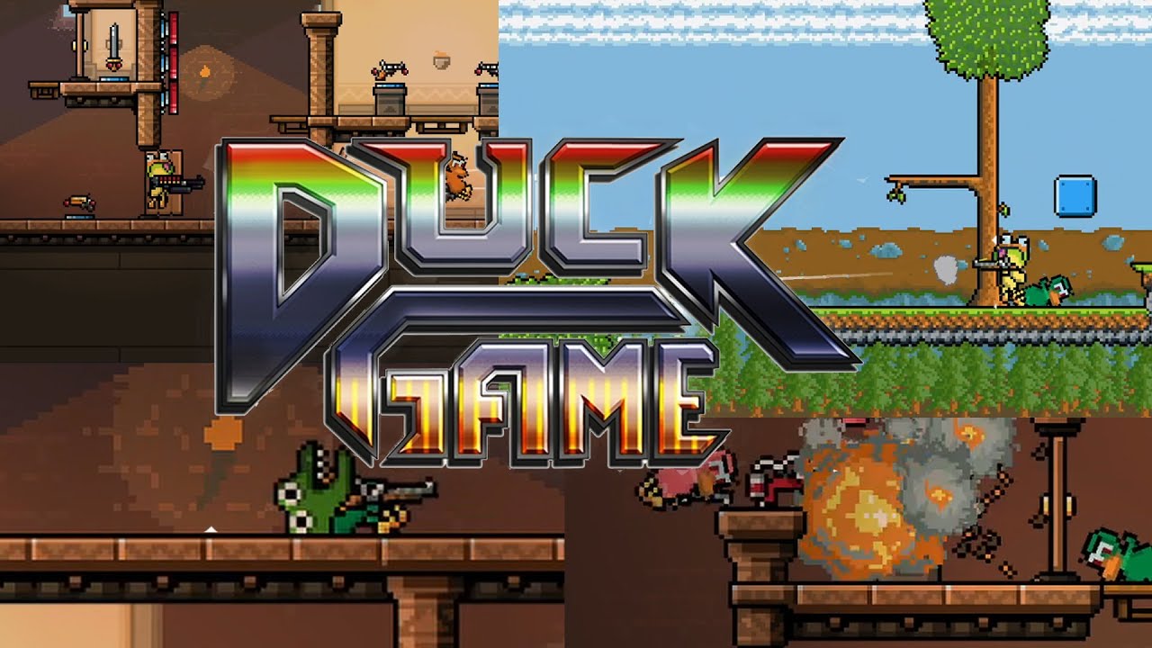 The most chaotic game ever [DUCK GAME] - YouTube