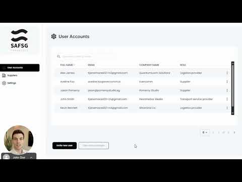 How to Manage SAF Data: SAFSG Registry Tutorial (Admin View)