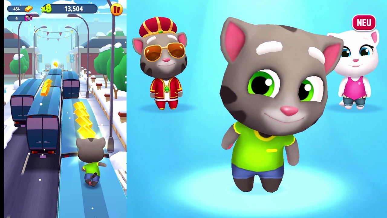 NEW Talking Tom Gold Run Fast Race 1st Place Winner - YouTube