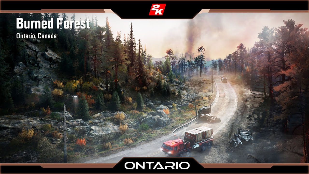 Snow Runner 👀🚍🚛 #33 - Toutes les Améliorations De La Carte "Burned ...