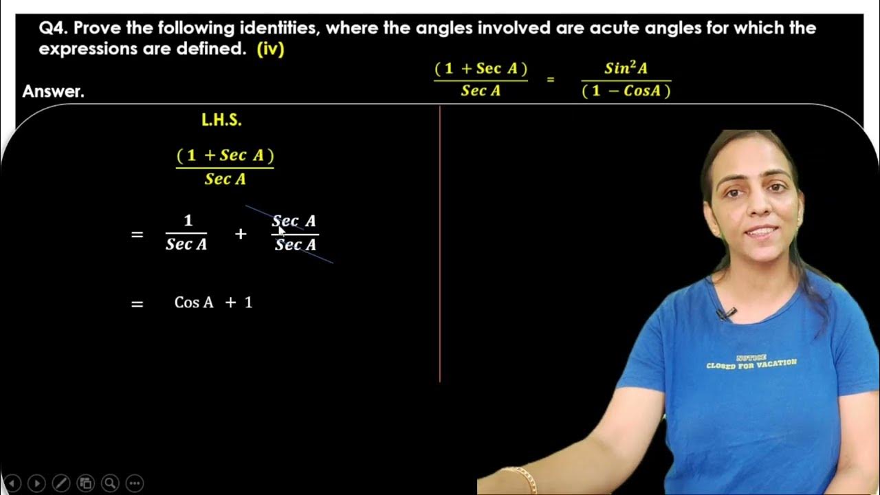 Class 10 Maths Chapter 8 Exercise 8.3 Question 4 Part 4 - YouTube