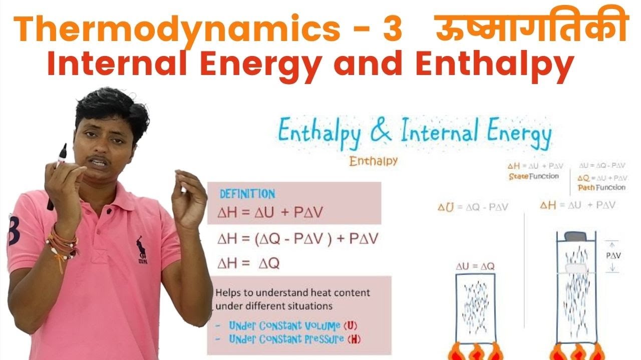 Thermodynamics lecture 3 internal energy enthalpy relation between ...