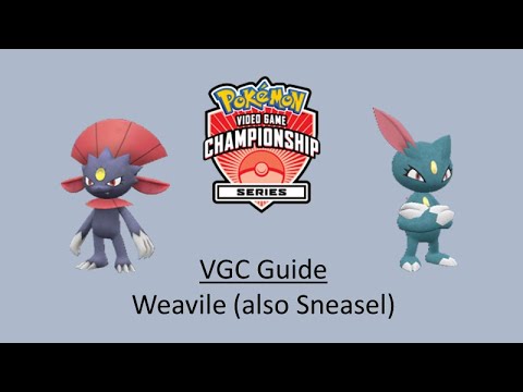 Weavile (also Sneasel) - Early VGC Guide by 3x Regional Champion - YouTube