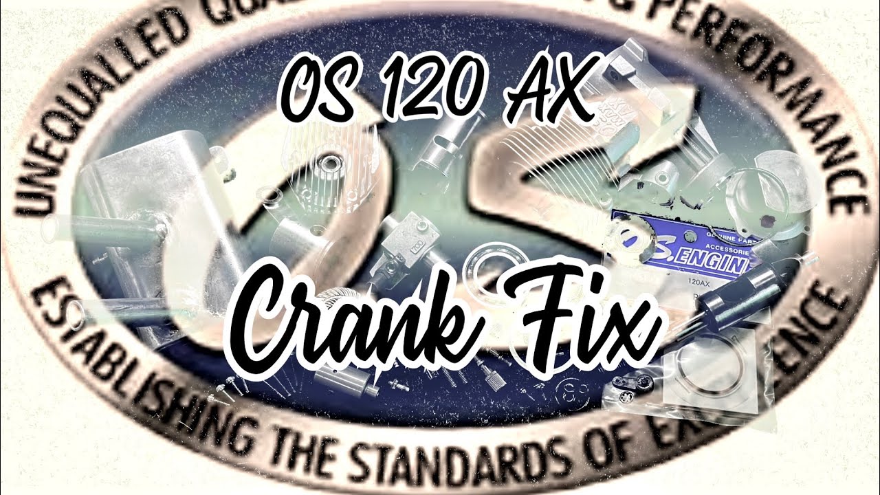 OS 120 AX. Bent Crank Fix - YouTube