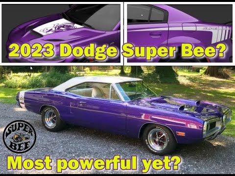 2023 Dodge Super Bee? Musclecar? Let's talk...... - YouTube