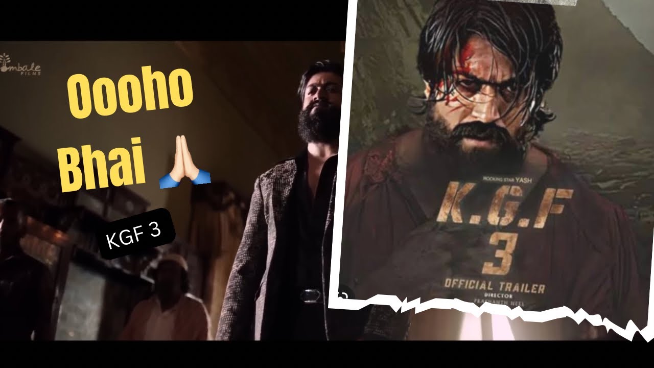 KGF Chapter 3 Announcement Teaser Review | Damacha Review - YouTube