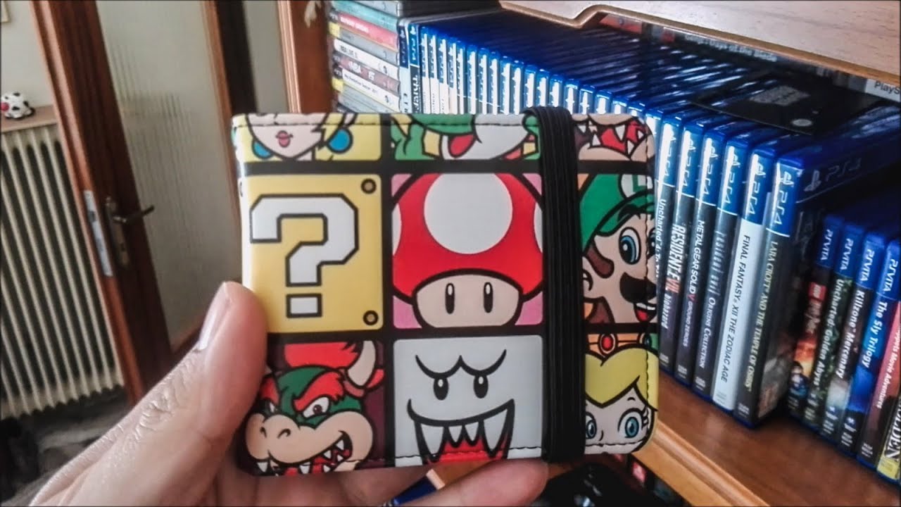 Super Mario Wallet Bioworld Nintendo - UNBOXING - YouTube