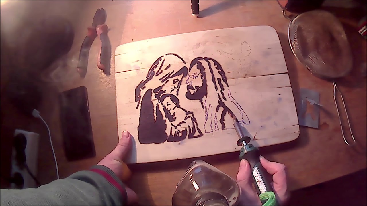 Tutorial de pirogravura ,cum sa pirogravezi un model relifios! - YouTube