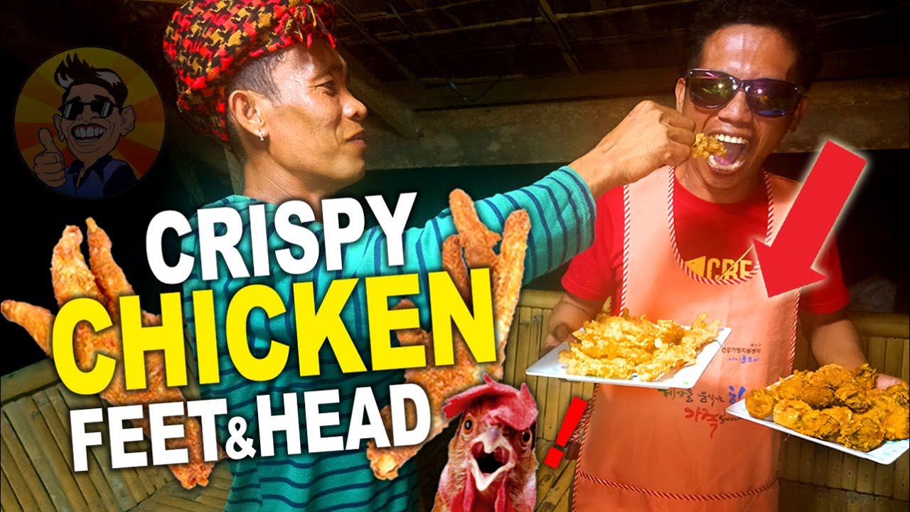 Crispy Fried Chicken Feet and Head| Paano magluto ng Crispy Fried Paa ...