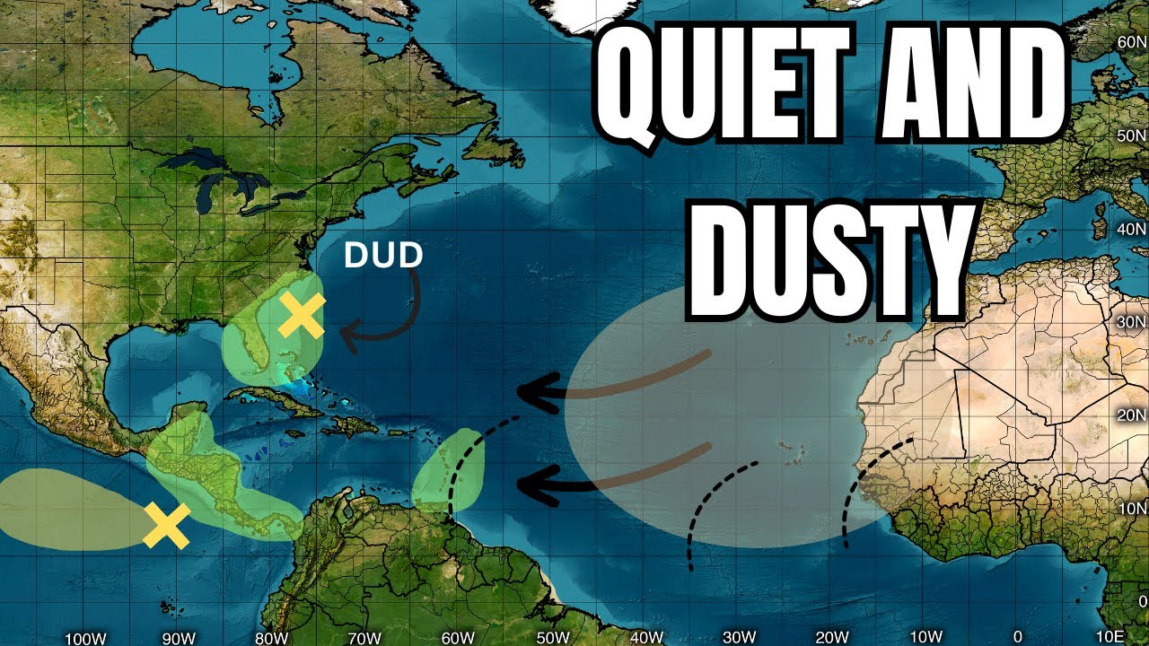 TROPICAL UPDATE - A Quiet and Dusty Month of July Ahead - YouTube