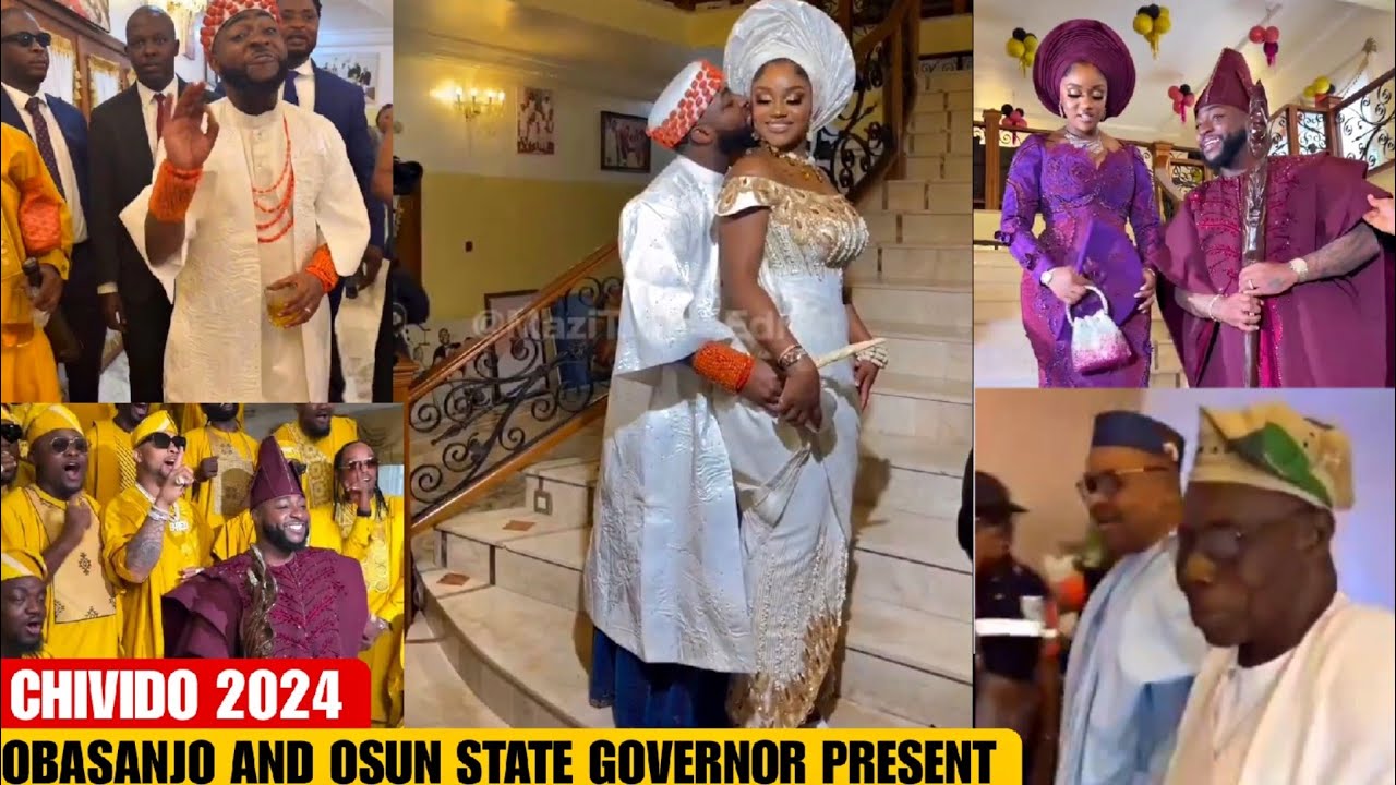 Chivido 2024: Live Footage Of Davido and Chioma Wedding With Obasanjo ...