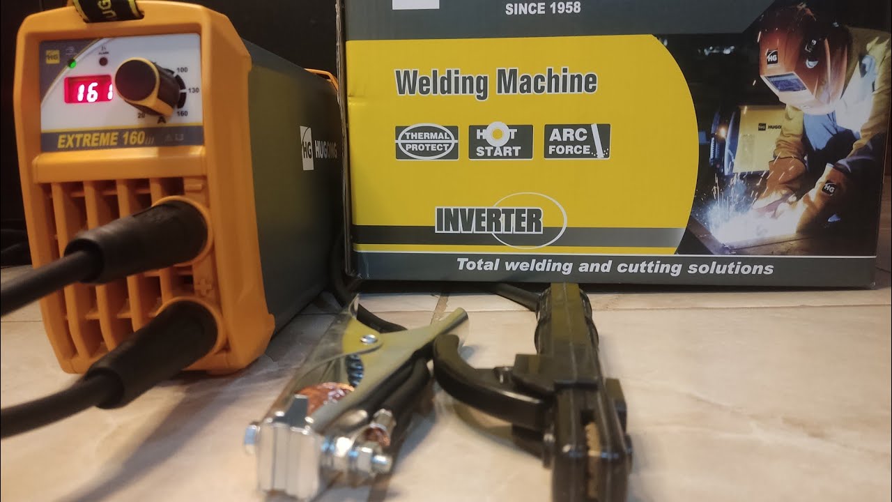 Unpacking and testing the welding machine. Hugong Extreme 160 ...