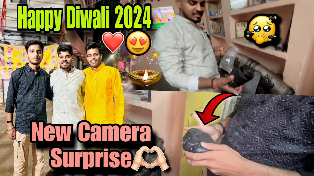 Happy Diwali 2k24 💥🎇// New Suprise DSLR canon camera 📷😍 with Lens ₹2,00 ...